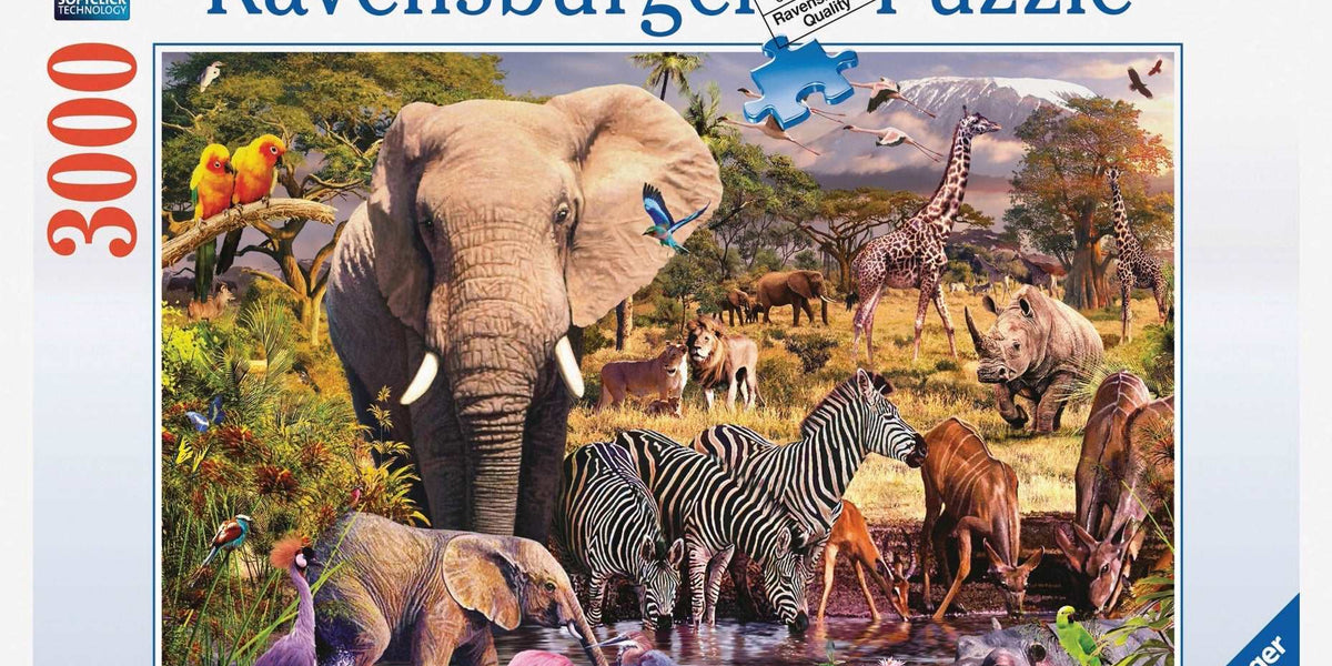 Ravensburger - African Animal World Puzzle 3000 pieces | Ravensburger ...