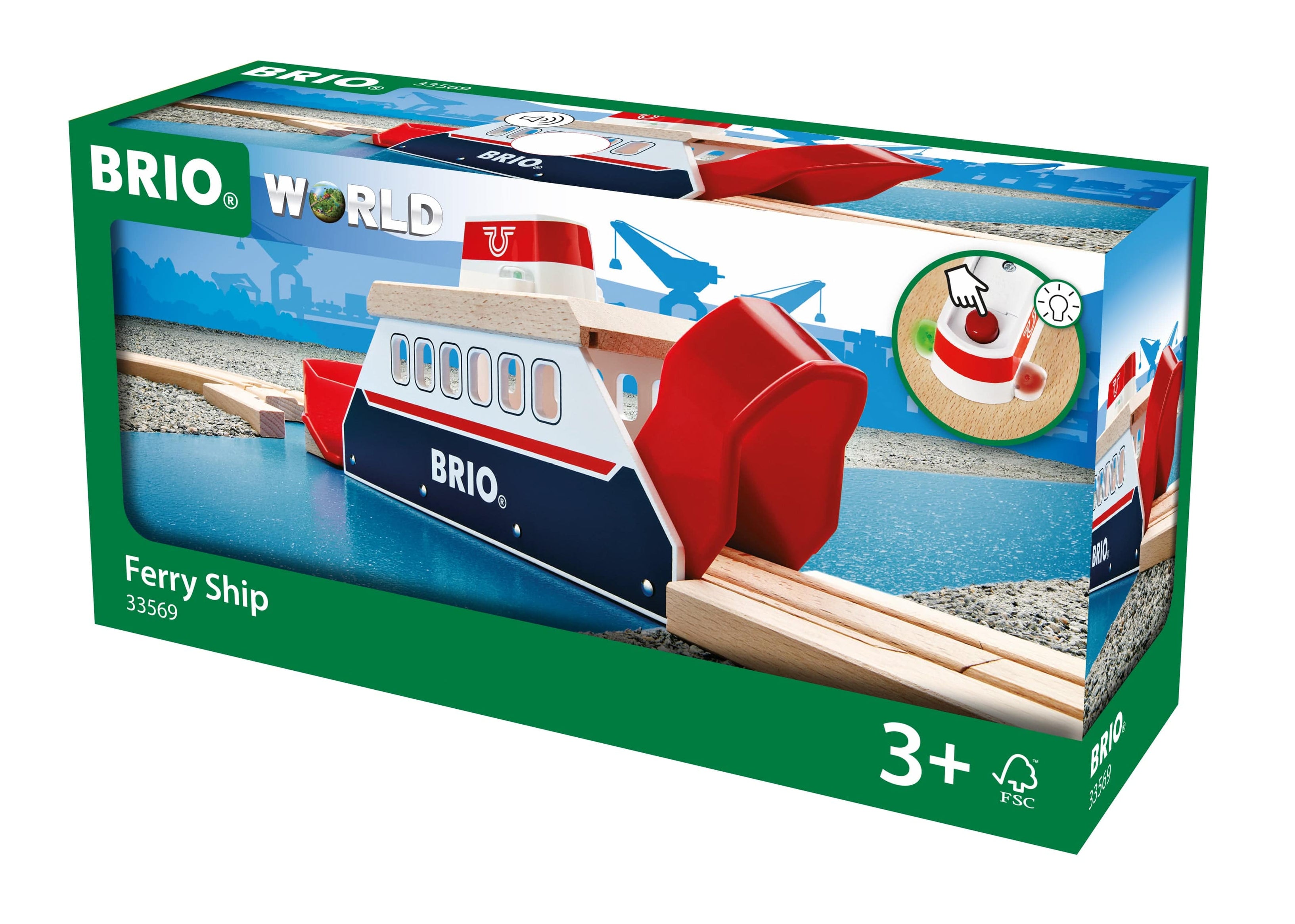 BRIO - Ferry Ship 3 pieces | Ravensburger Australia & New Zealand