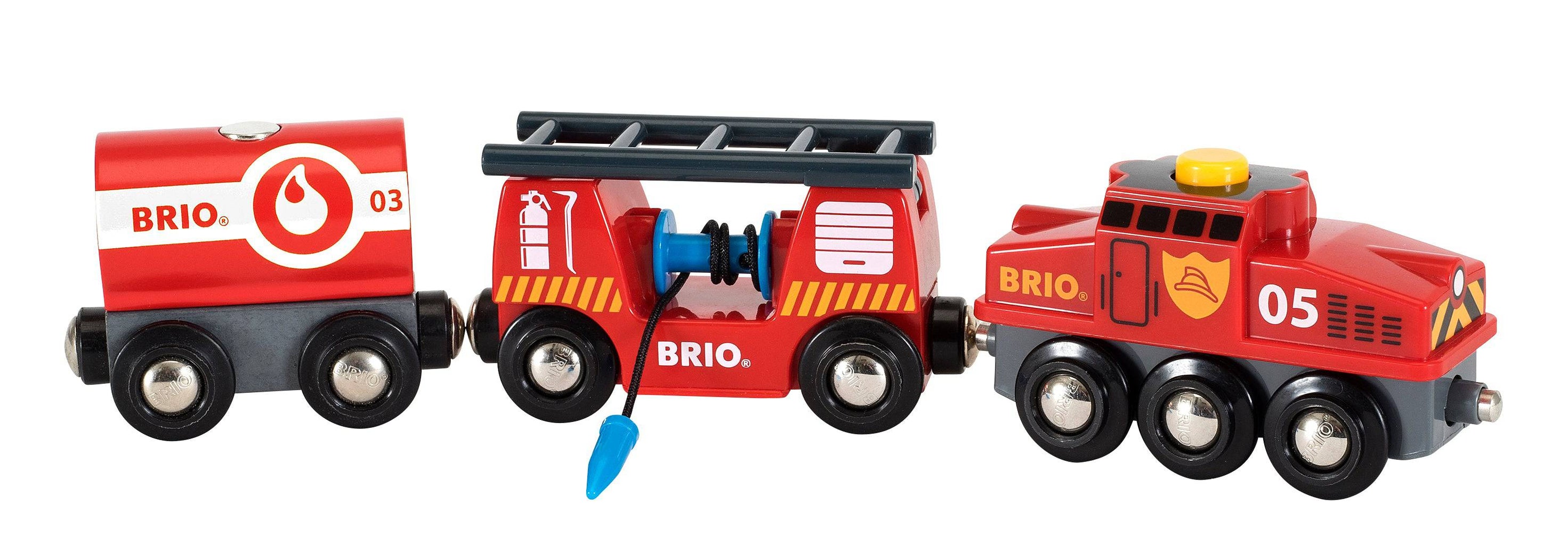 BRIO - Rescue Firefighting Train 4 pieces