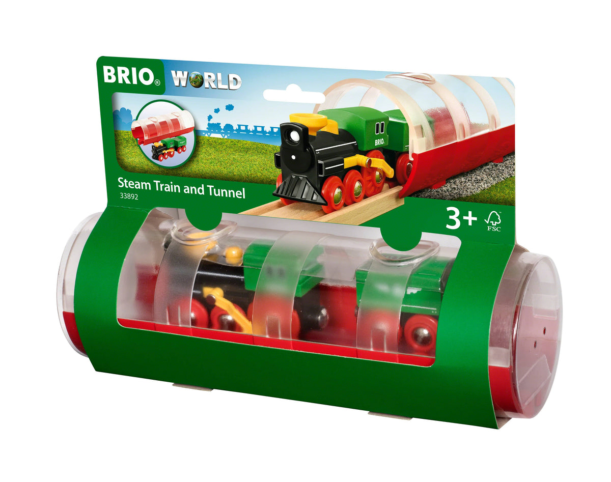BRIO - Tunnel & Steam Train 3 pieces | Ravensburger Australia & New Zealand