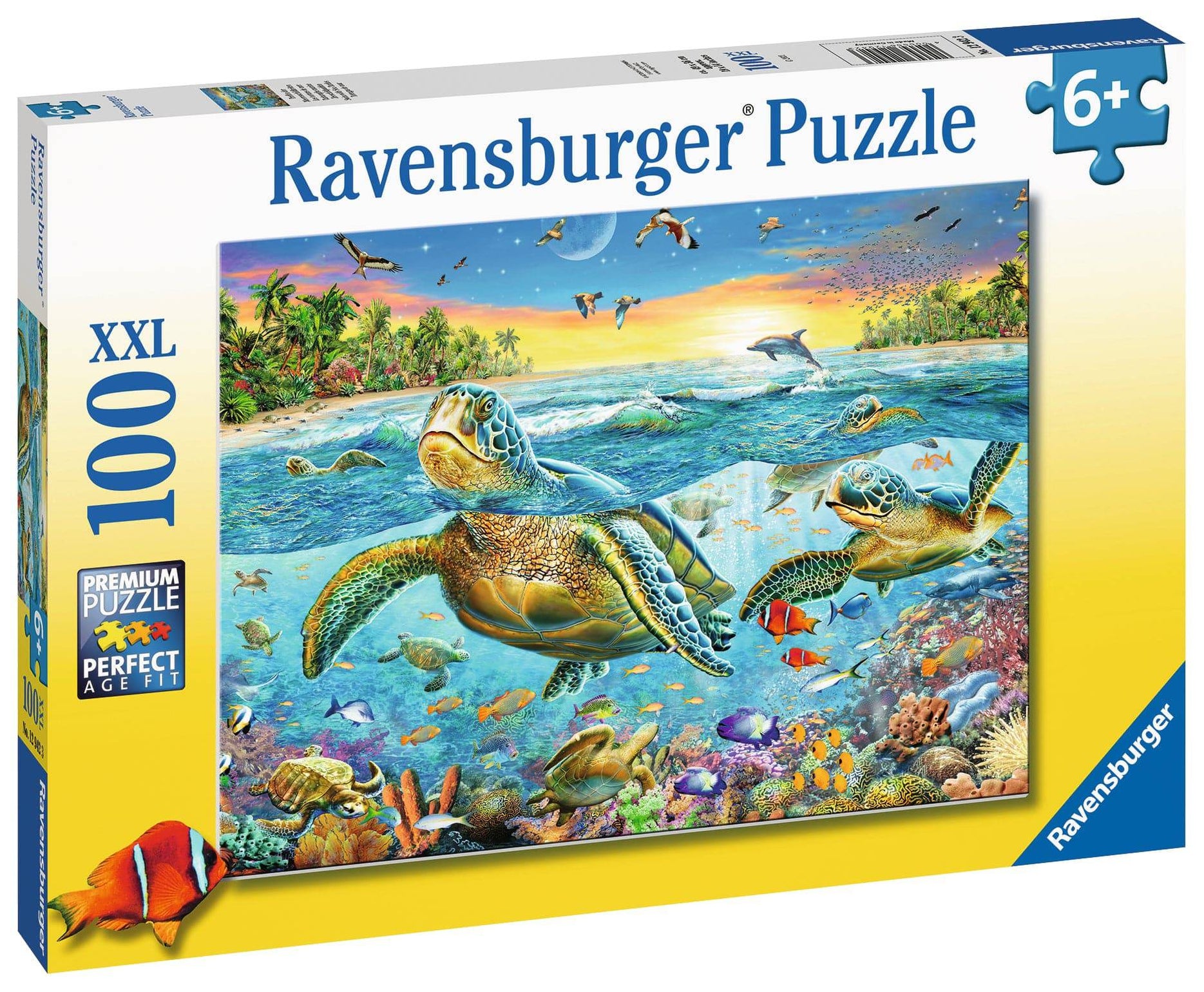 Ravensburger - Swim with Sea Turtles Puzzle 100 pieces