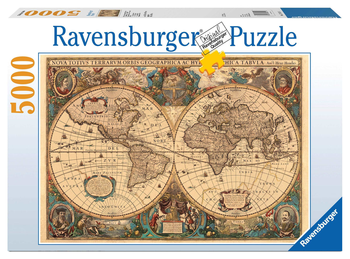 Ravensburger - Historical World Map Puzzle 5000 pieces | Ravensburger ...