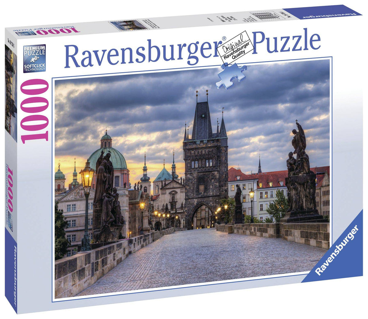 Ravensburger - Charles Bridge at Dawn Puzzle 1000 pieces | Ravensburger ...